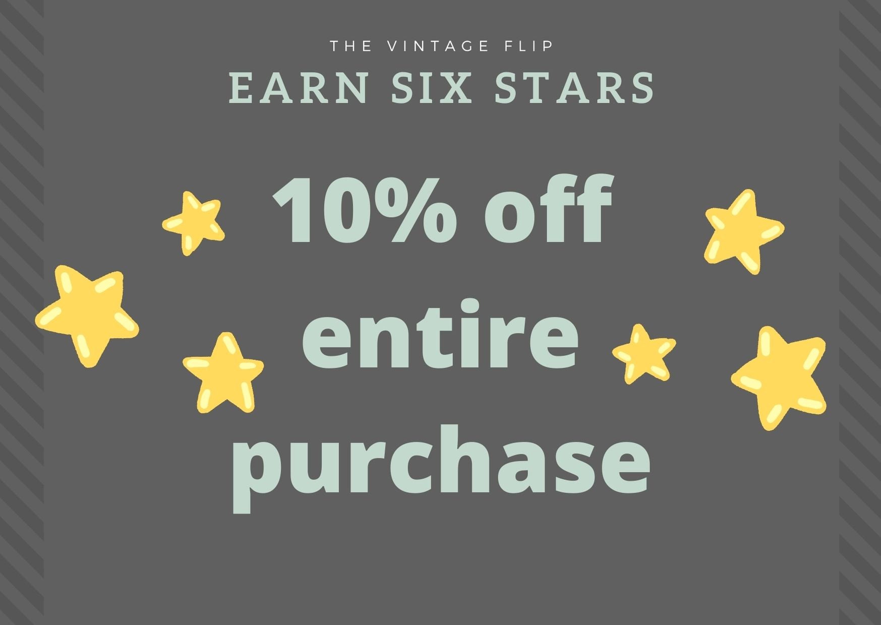 6 Star Reward | The Vintage Flip